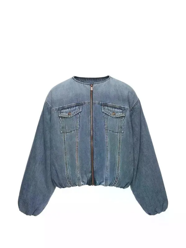 Magda Butrym Zip Denim Jacket