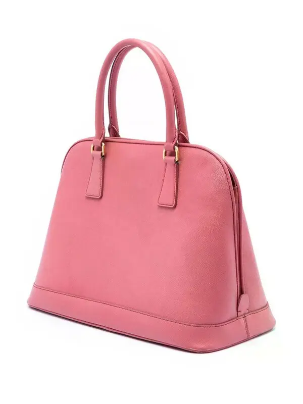 Prada Medium Saffiano Lux Open Promenade Satchel
