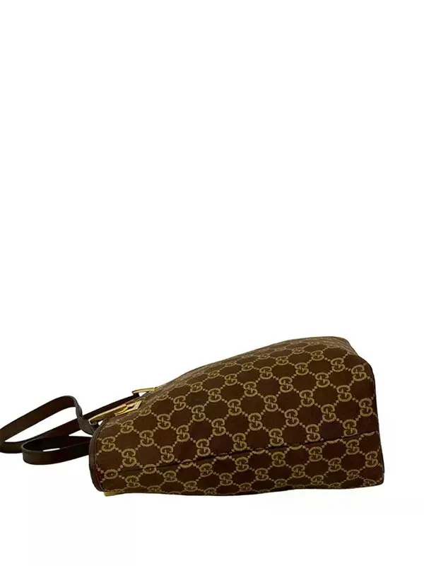 Gucci Gg Canvas Tote Bag - Brown
