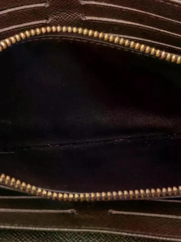 LOUIS VUITTON 2011 Damier Ebene Sistina Portefeuille Wallet Long Wallets