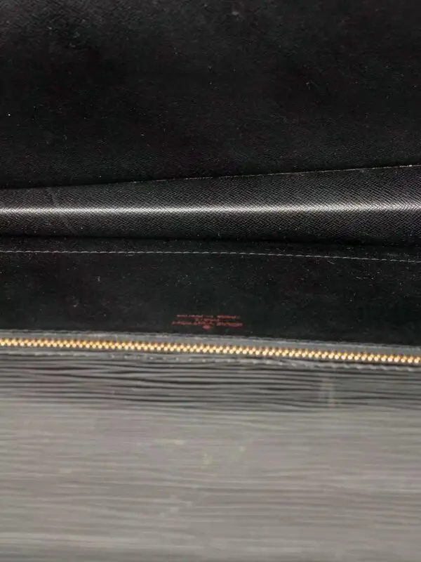 LOUIS VUITTON 2002 Epi Monceau 28 Satchel - Black