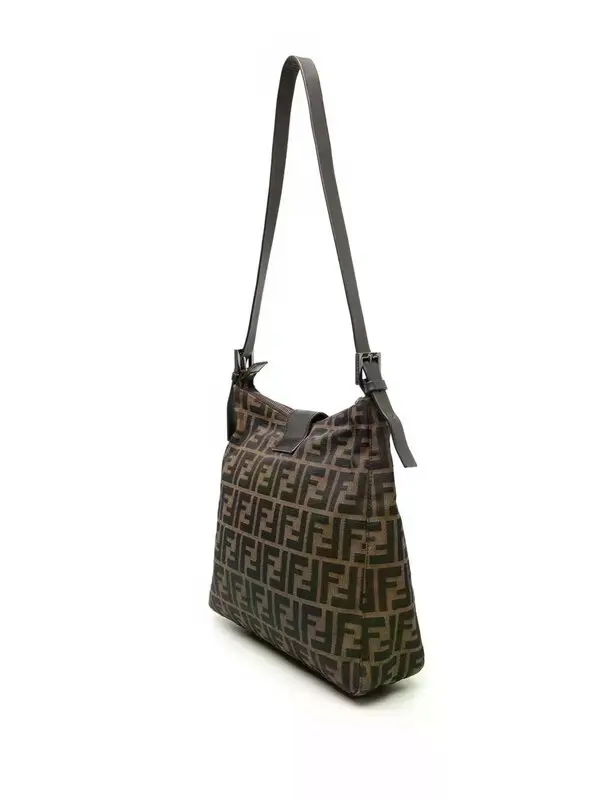 Fendi Zucca Canvas Shoulder Bag