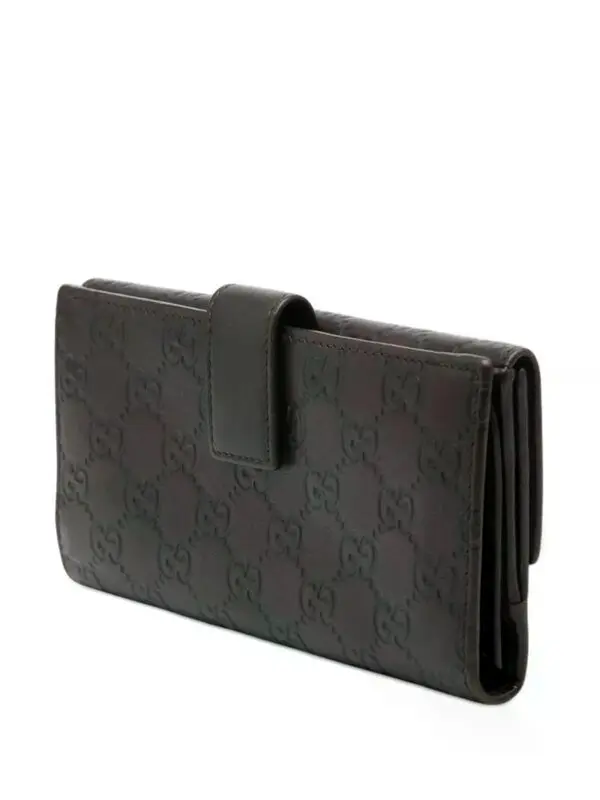Gucci 2000-2015 Guccissima Continental Wallet Long Wallets - Brown