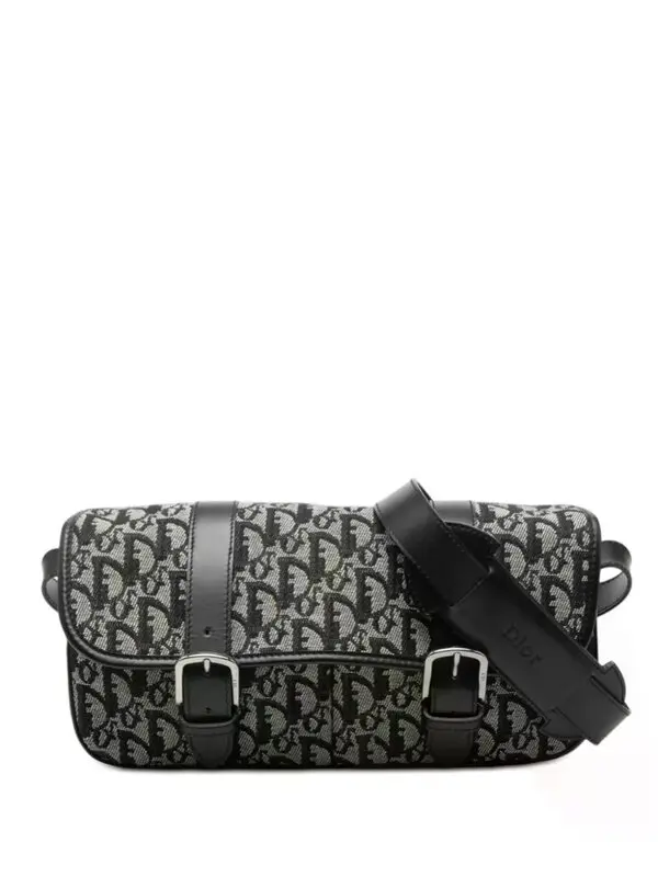 Dior 2003 Diorissimo Trotter Canvas Crossbody Bag