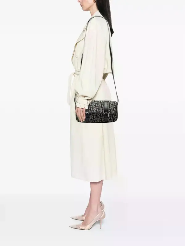 Dior 2003 Diorissimo Trotter Canvas Crossbody Bag