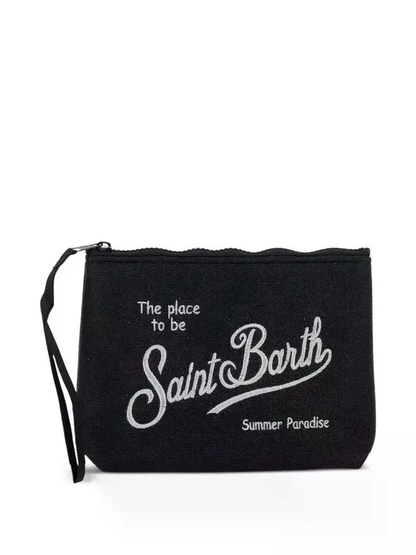 MC2 SAINT BARTH Aline Clutch Bag - Black