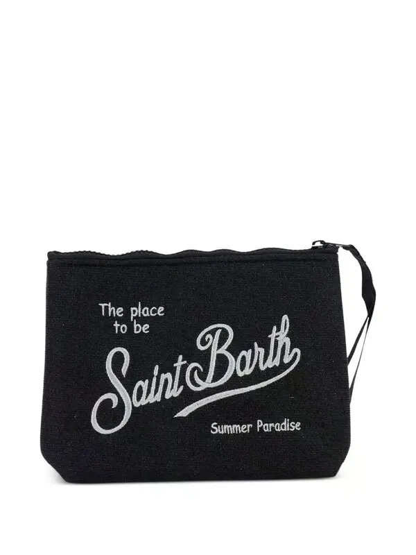MC2 SAINT BARTH Aline Clutch Bag - Black