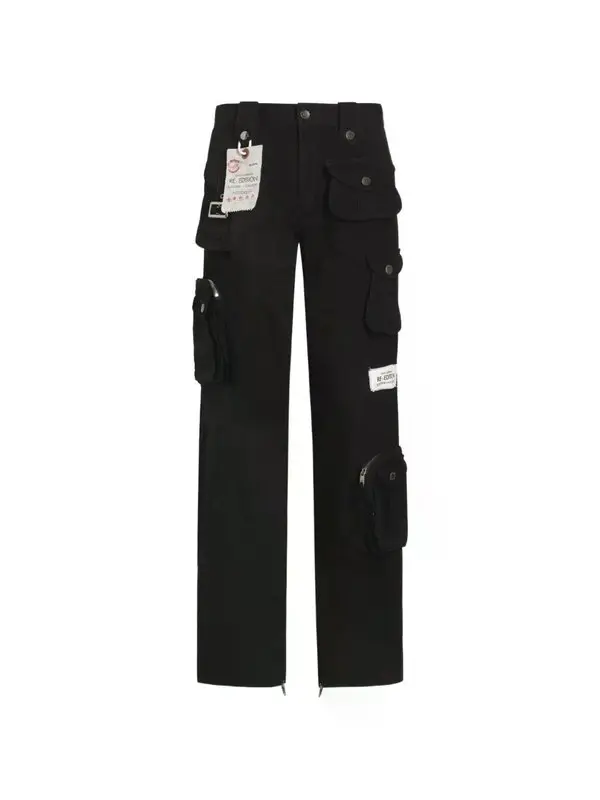 Dolce & Gabbana Waxed Faille Trousers - Black