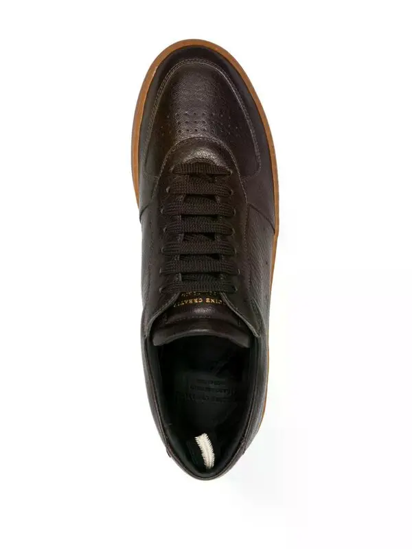 Officine Creative Asset 001 Leather Sneakers - Brown