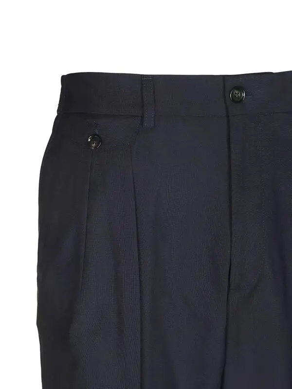 BE ABLE Pleated Trousers - Blue