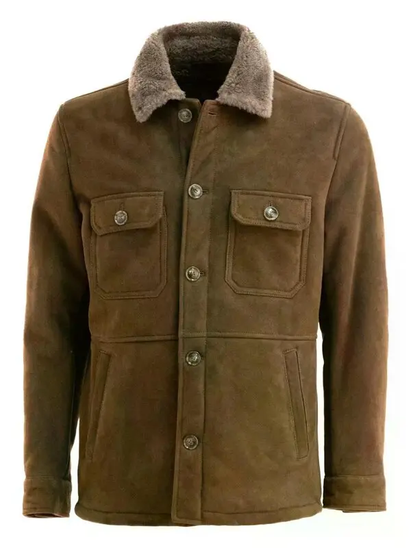BARBA NAPOLI Suede Jacket