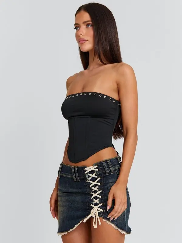 OUTCAST Plize Mini Denim Skirt