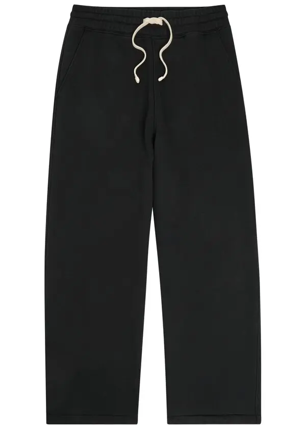 PICANTE Everyday Wide-leg Cotton Sweatpants - Black