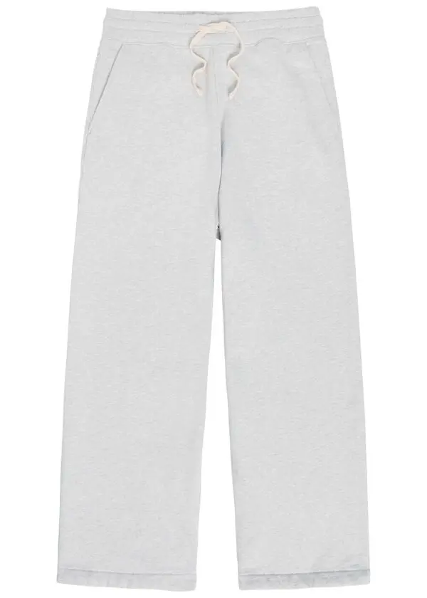 PICANTE Everyday Wide-leg Cotton Sweatpants - Grey