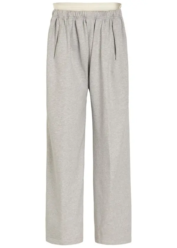 BETTTER Contrasting Cotton And Wool-blend Trousers