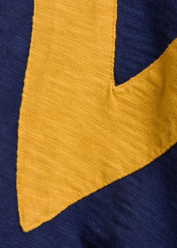 DRAKE'S Panelled Cotton Rugby Top