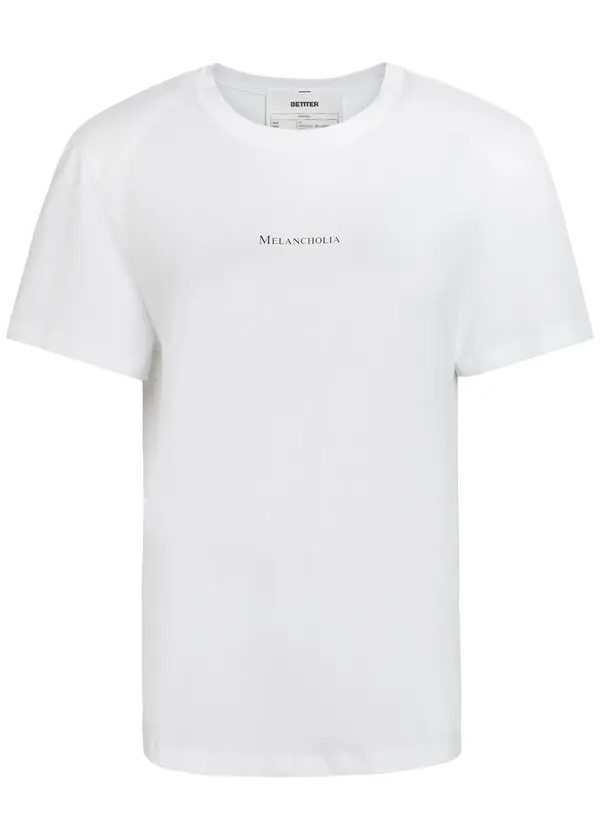BETTTER Melancholia Printed T-shirt - White