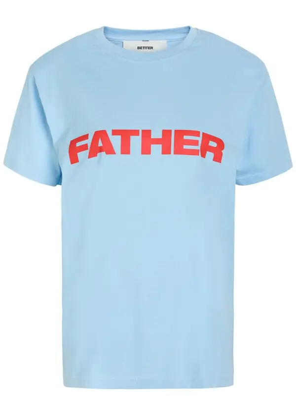 BETTTER Printed Cotton T-shirt - Blue