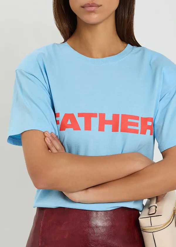 BETTTER Printed Cotton T-shirt - Blue