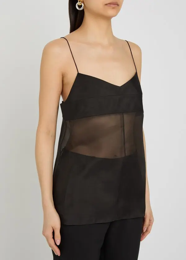 VORANIDA Jane Silk Organza Top