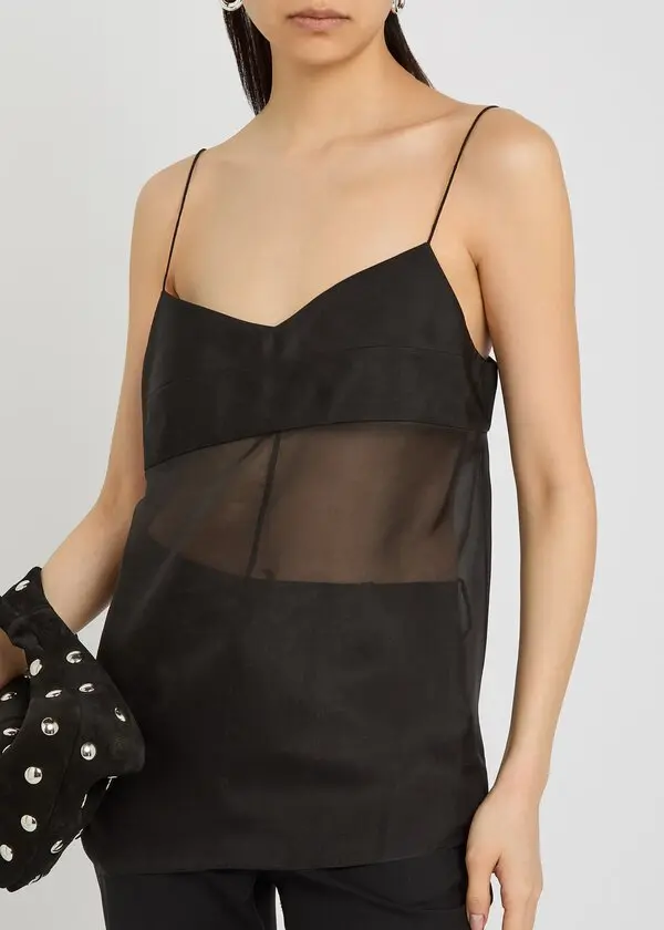 VORANIDA Jane Silk Organza Top