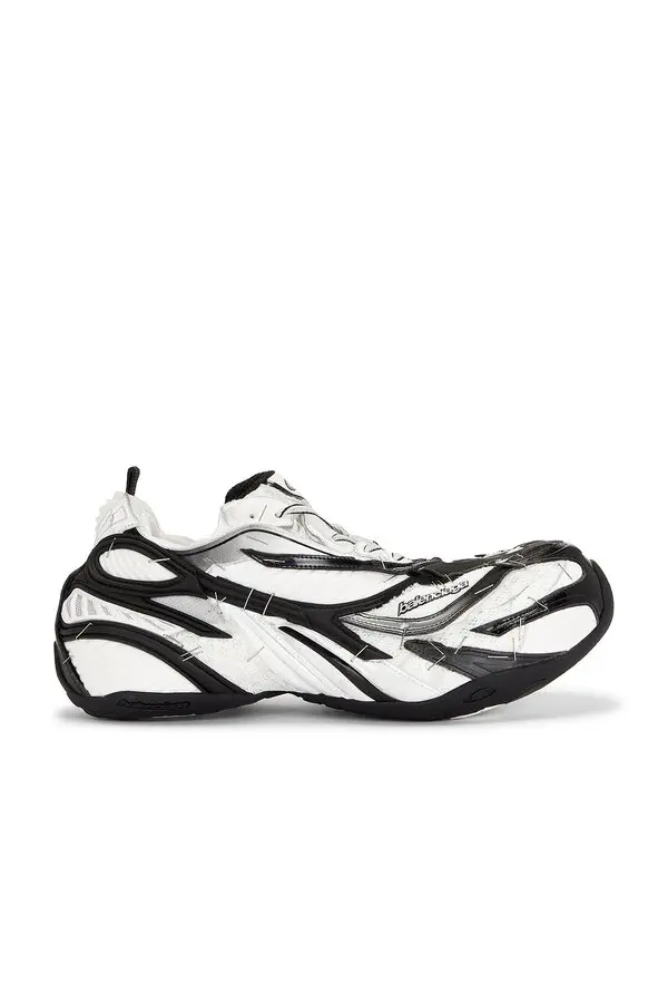 Balenciaga Soleless Sneaker - Black, White, & Silver