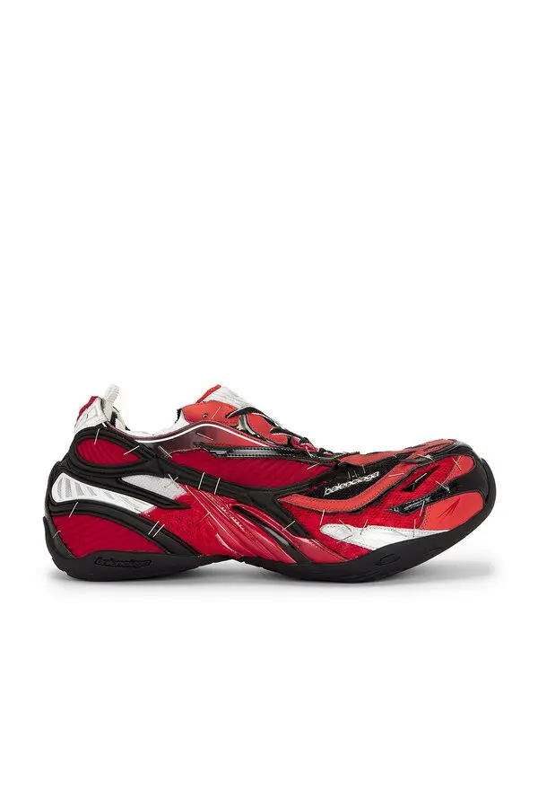 Balenciaga Soleless Sneaker - Red, Black, Silver, & White