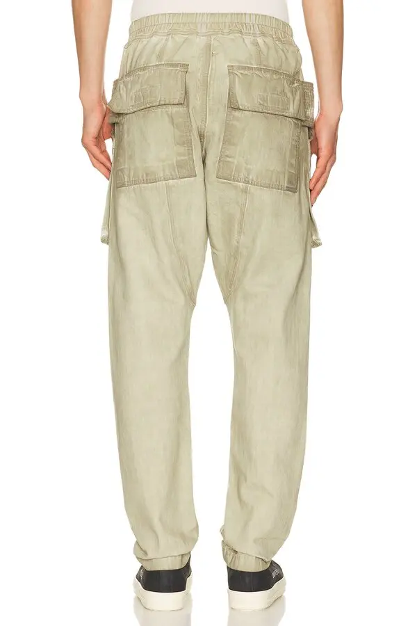 Rick Owens Creatch Cargo Drawstring Trousers - Sand
