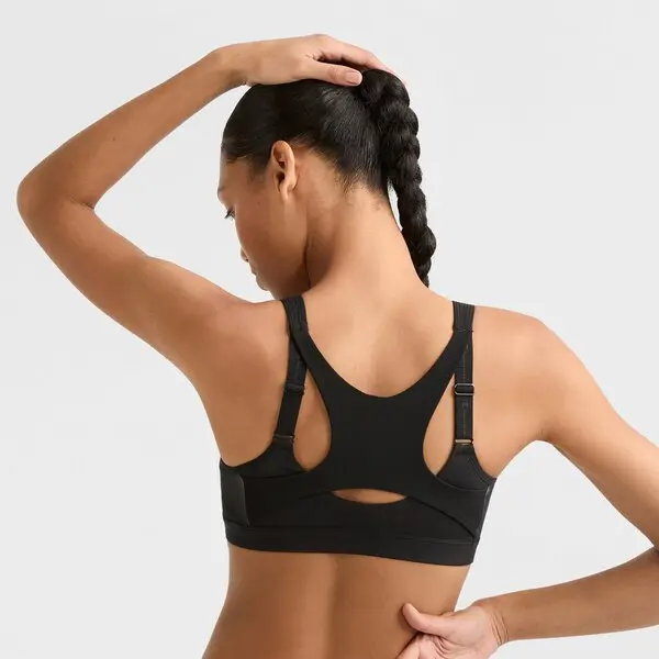 Champion Motion Control Zip Sports Bra - Black