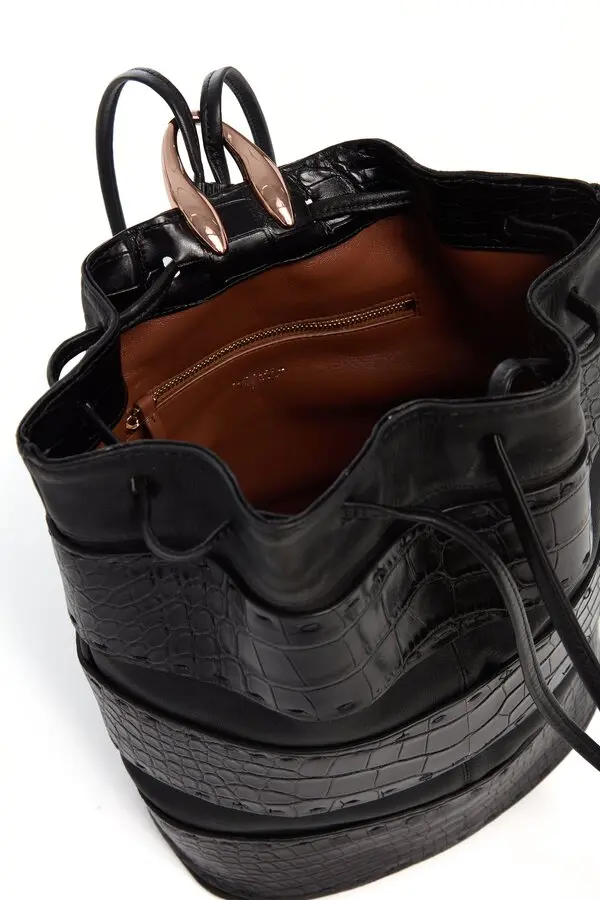 Gabriela Hearst Nappa And Crocodile Leather Backpack