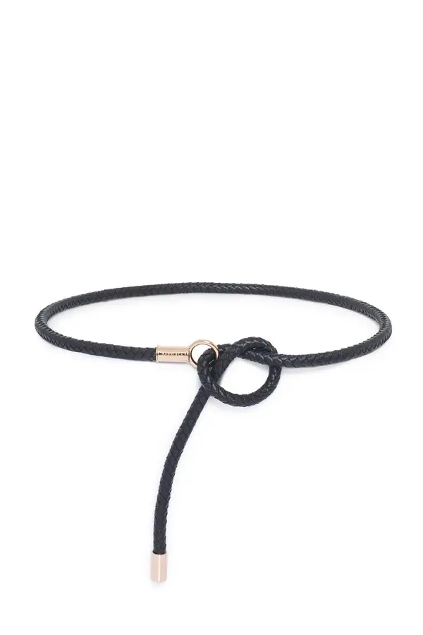 Gabriela Hearst Rope Braided Nappa Leather Belt - Ivory