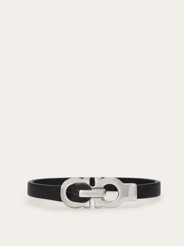 FERRAGAMO Gancini Bracelet - Black