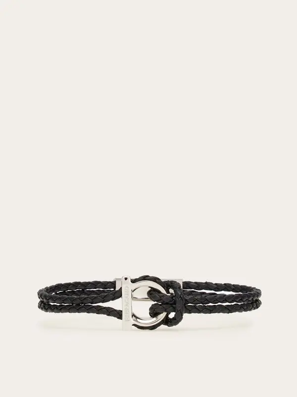 FERRAGAMO Gancini Bracelet - Black