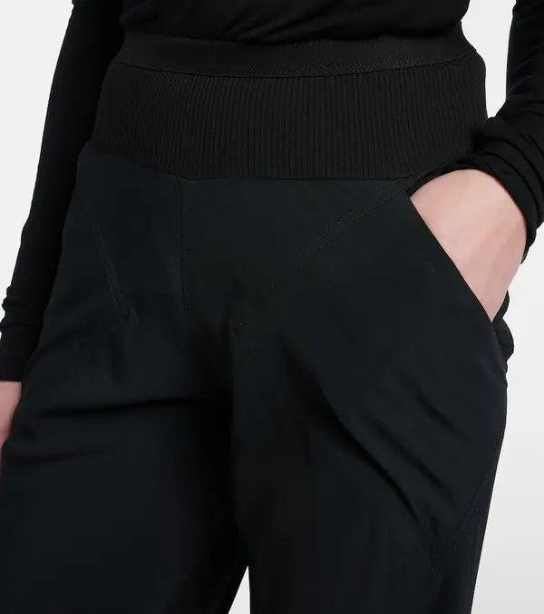 Rick Owens Bias Wide-leg Pants - Black