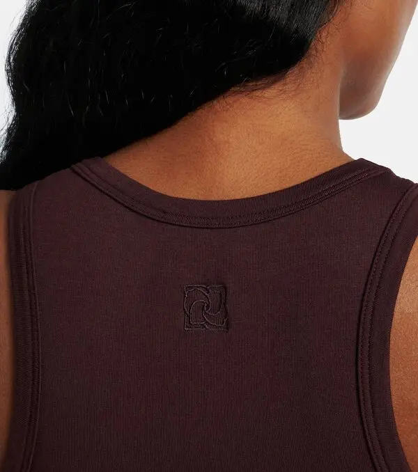 Magda Butrym Cotton-blend Tank Top - Brown