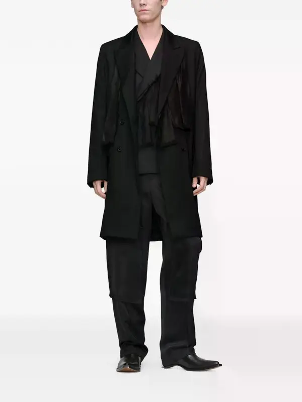 MAISON MARGIELA Scarf Tailored Wool Jacket