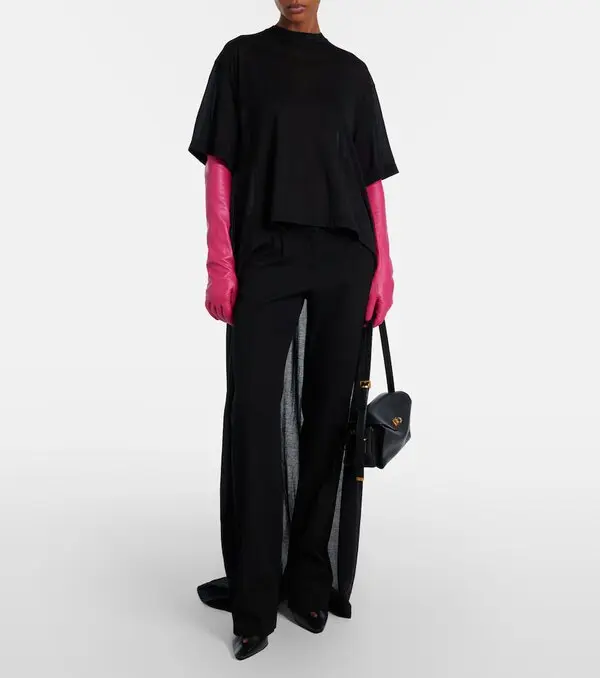 Balenciaga Duchesse Leather Pumps - Black