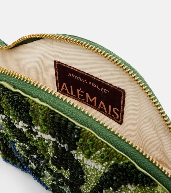 ALEMAIS Chameleon Beaded Clutch