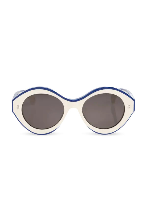 JW Anderson Oval Sunglasses - Cream