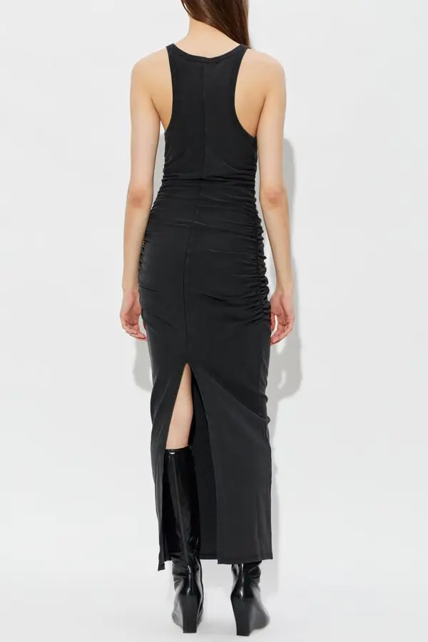 MISBHV Long Dress With Back Slit - Black