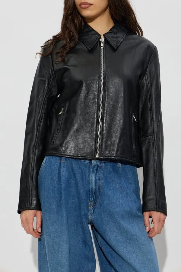 SAMSØE SAMSØE Sashiloh Leather Jacket