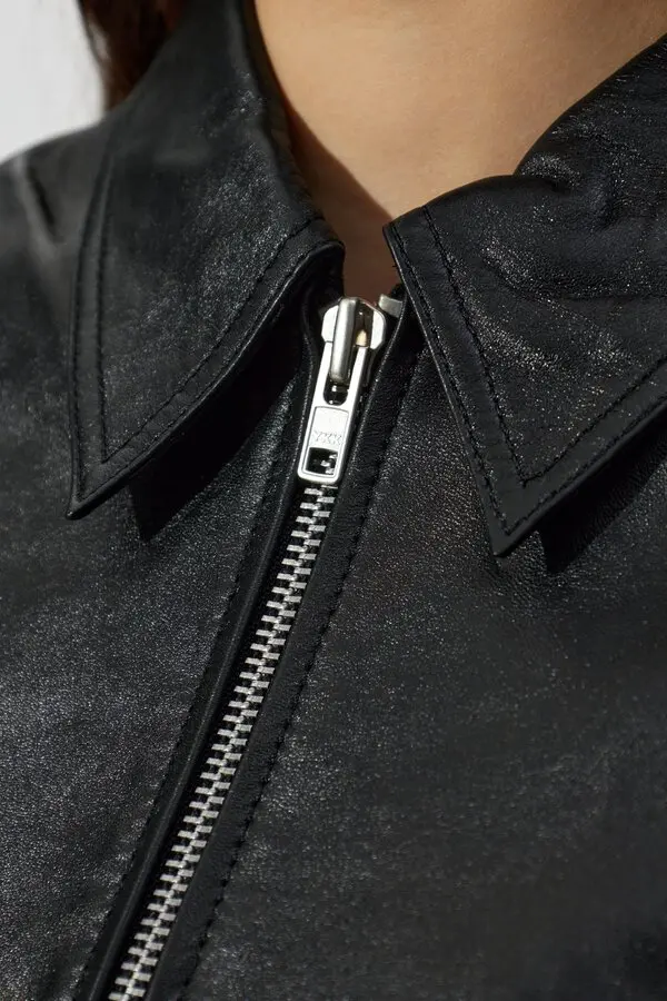 SAMSØE SAMSØE Sashiloh Leather Jacket