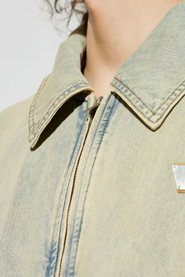 MISBHV Vintage-effect Denim Jacket - Blue