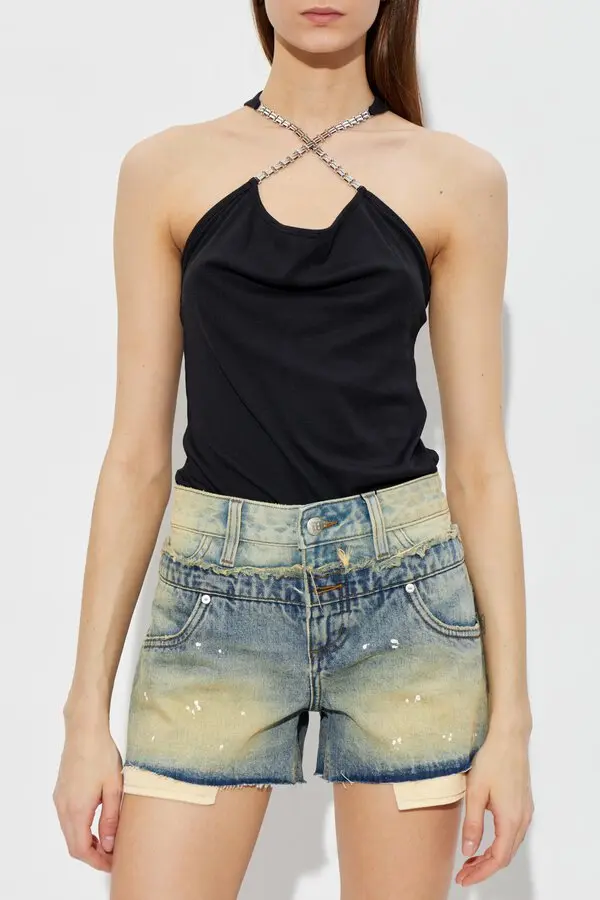 MISBHV Strappy Top With Chain Detail