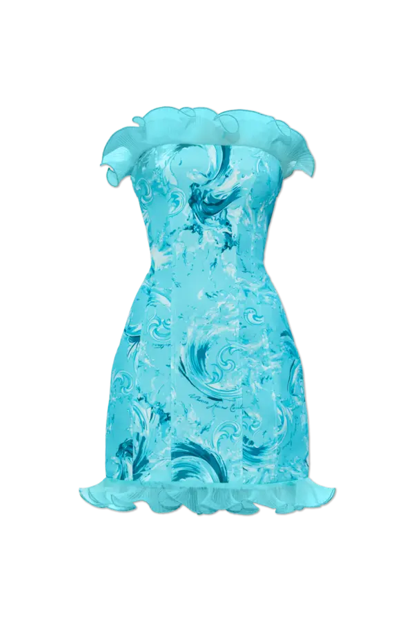 Versace Off-the-shoulder Mini Dress