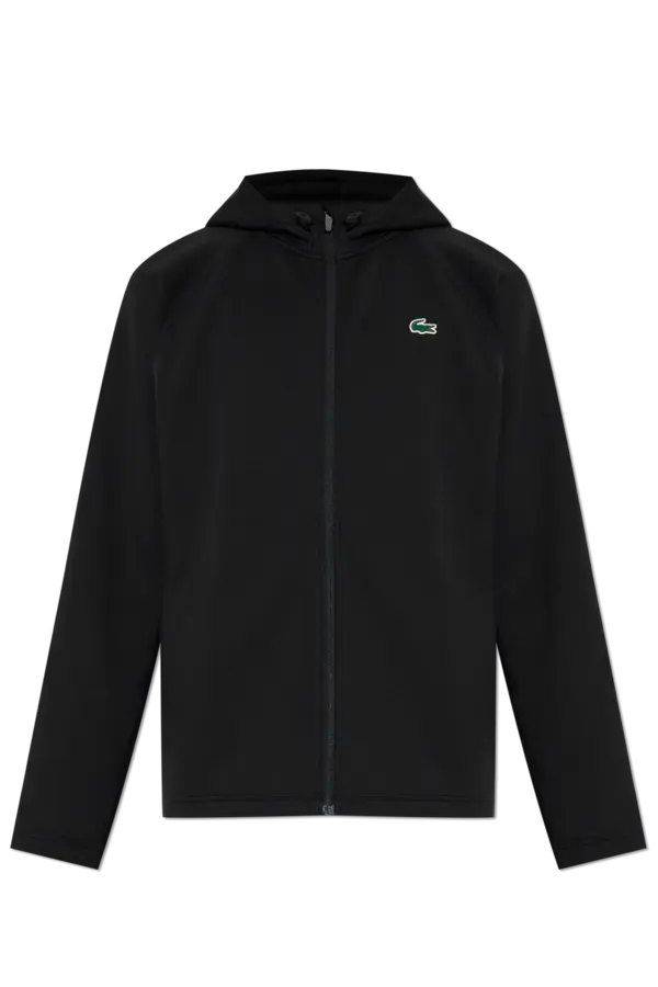 Lacoste Relaxed Fit Full Zip Hoodie - Black