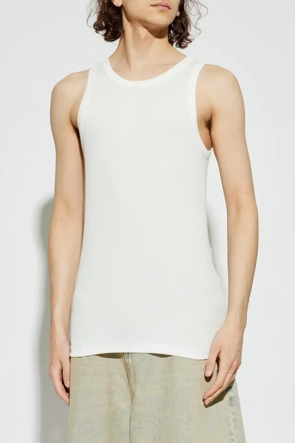 MISBHV Ribbed Top - White