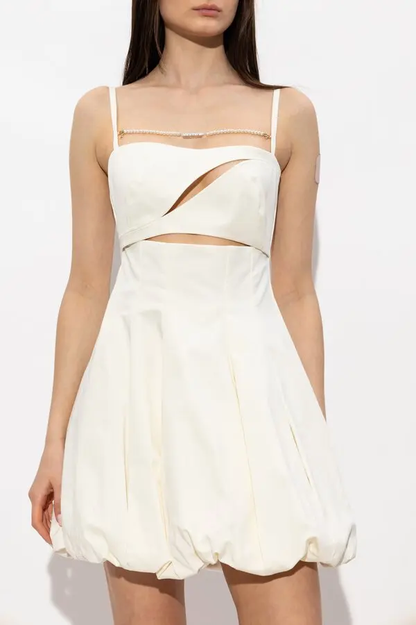 Versace Short Dress With Decorative Slits