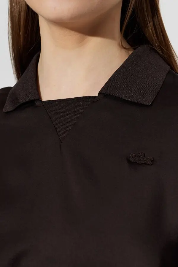 Lacoste Long-sleeve Polo - Brown
