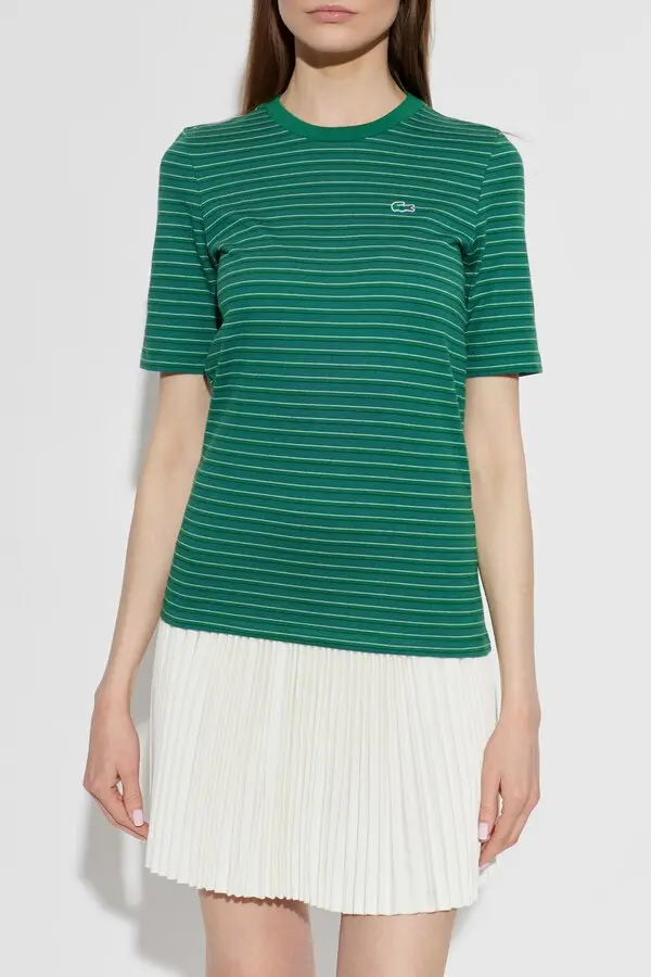 Lacoste Striped Logo T-shirt